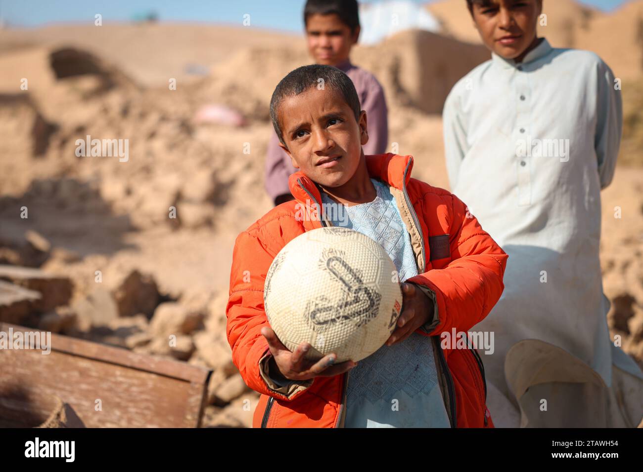 Happy Afghan poor children, happy young girl, happy young boy, Needy ...