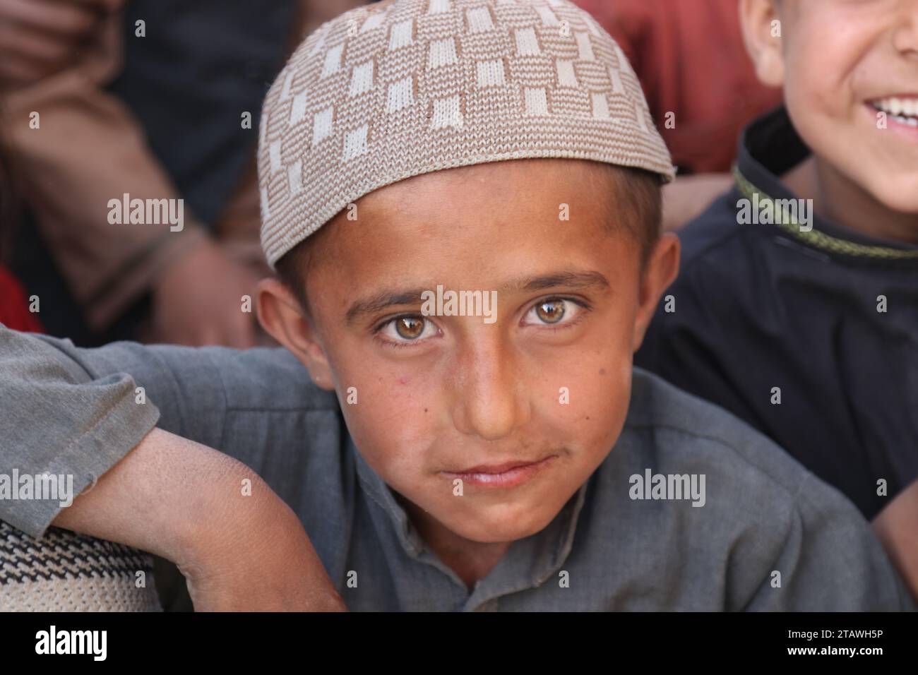 Happy Afghan poor children, happy young girl, happy young boy, Needy ...