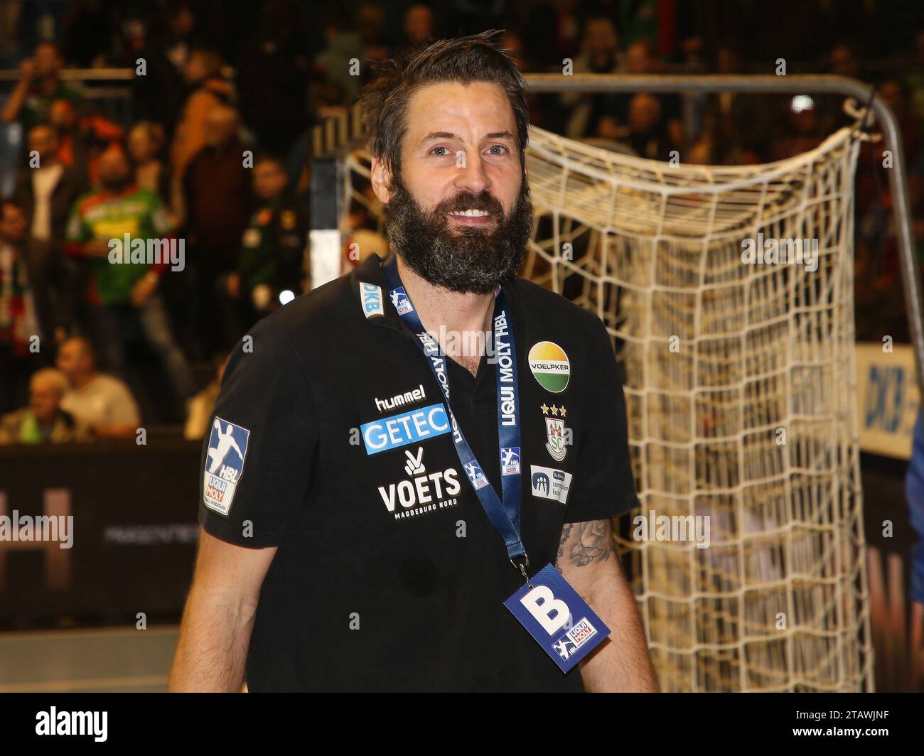 Head Coach Bennet Wiegert (SCM) - Handball Bundesliga Season 2023-24 SC ...