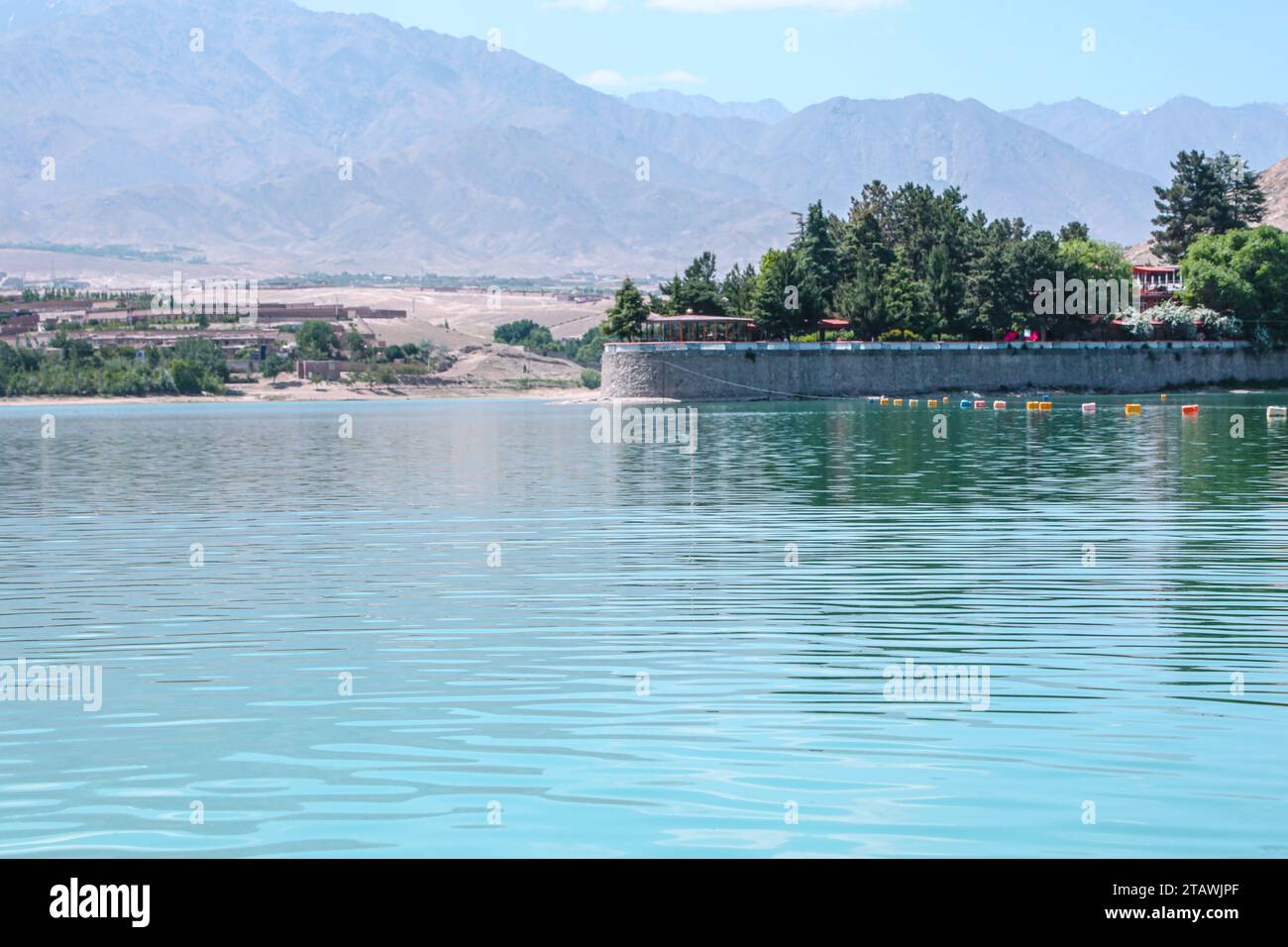 Peaceful panoramic landscape view lake hi-res stock photography and ...