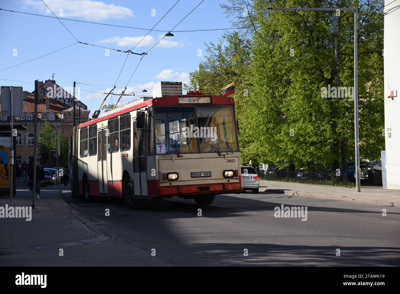 Skoda 15Tr trolleybus Stock Photo - Alamy