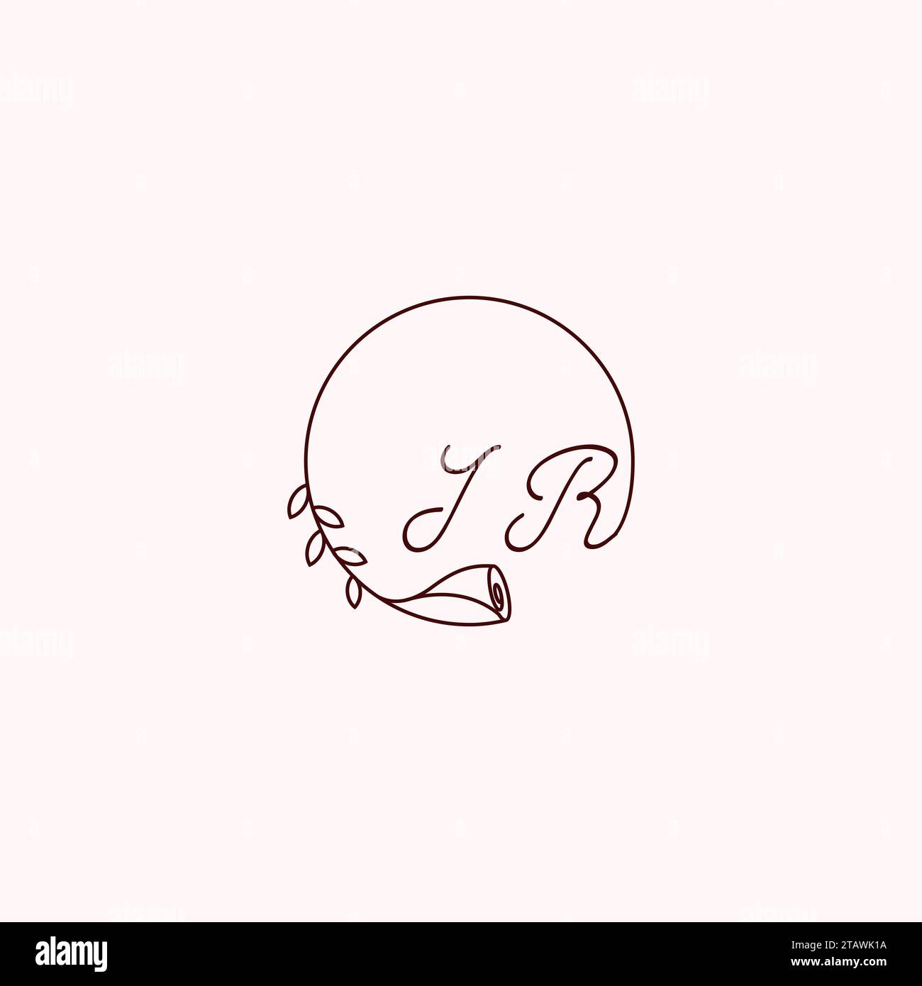 IR initial logo letters in high quality professional design that will ...