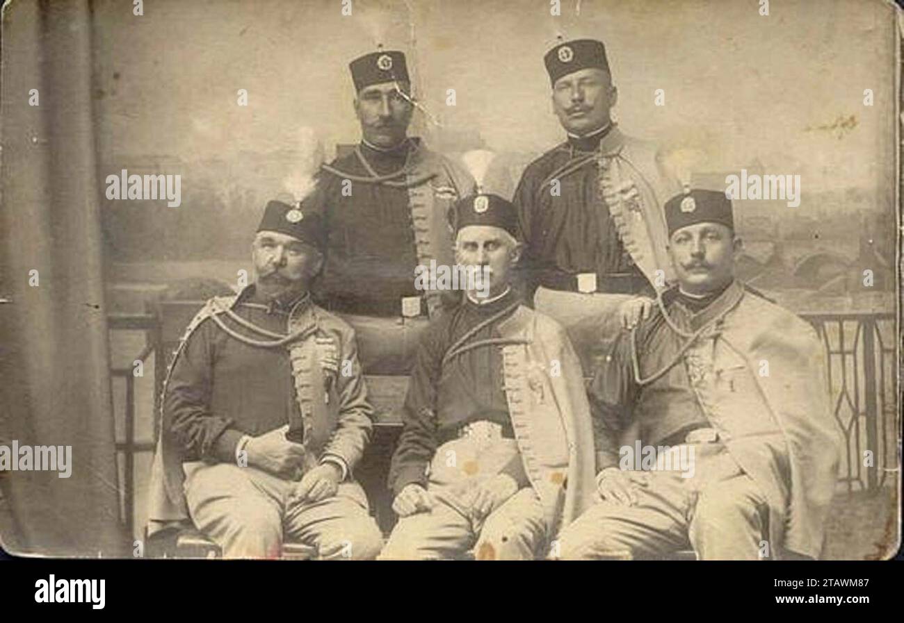 Early members of the Black Hand Stock Photo - Alamy