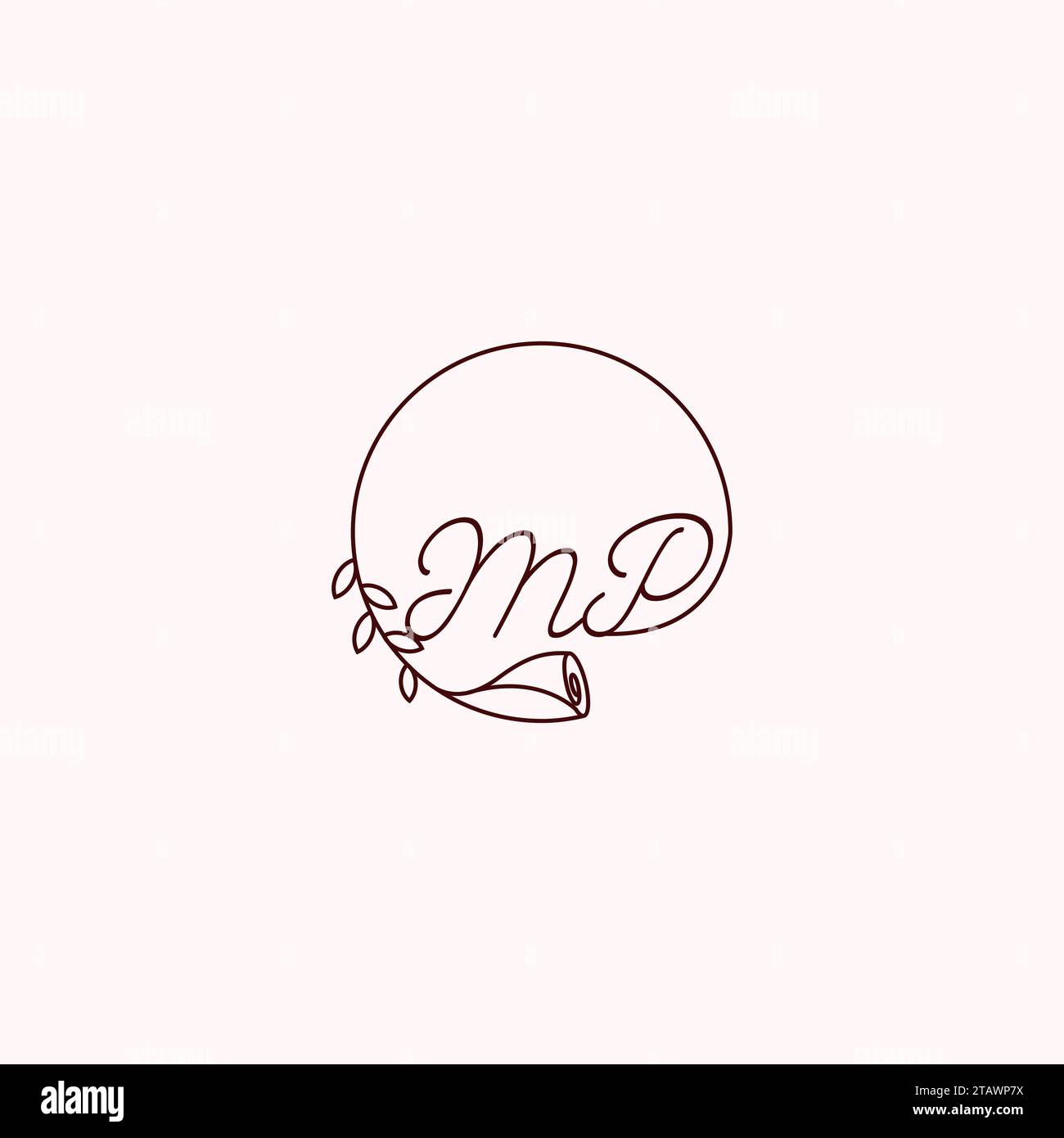 MP initial logo letters in high quality professional design that will ...