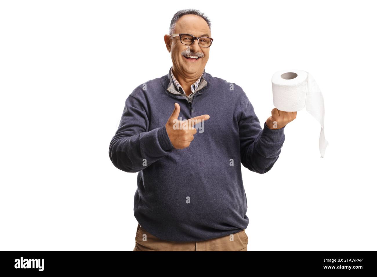 Toilet paper man hi-res stock photography and images - Alamy