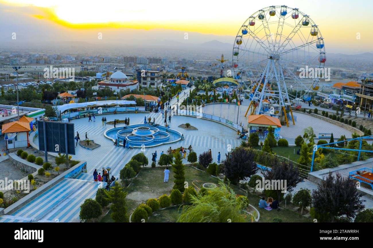 A photograph of a playground in Kabul City | Park in Afghanistan Stock ...