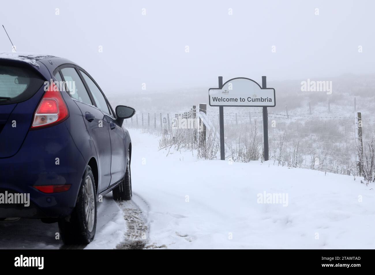 B6277, County Durham/Cumbria Border, UK. 3rd December 2023. UK Weather ...