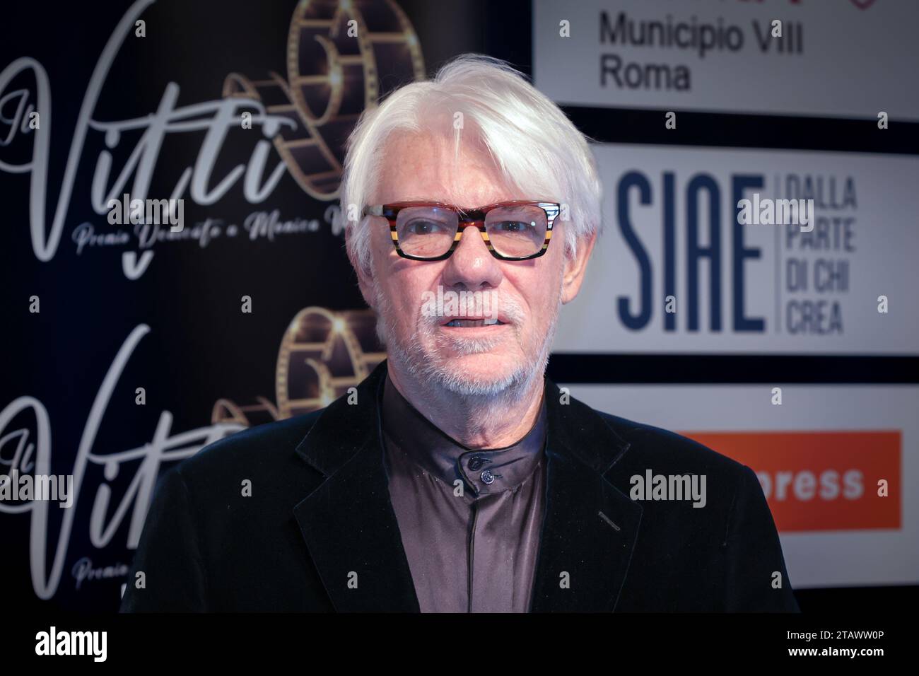 December 1, 2023, Rome, Italy: Ricky Tognazzi participates in the red ...