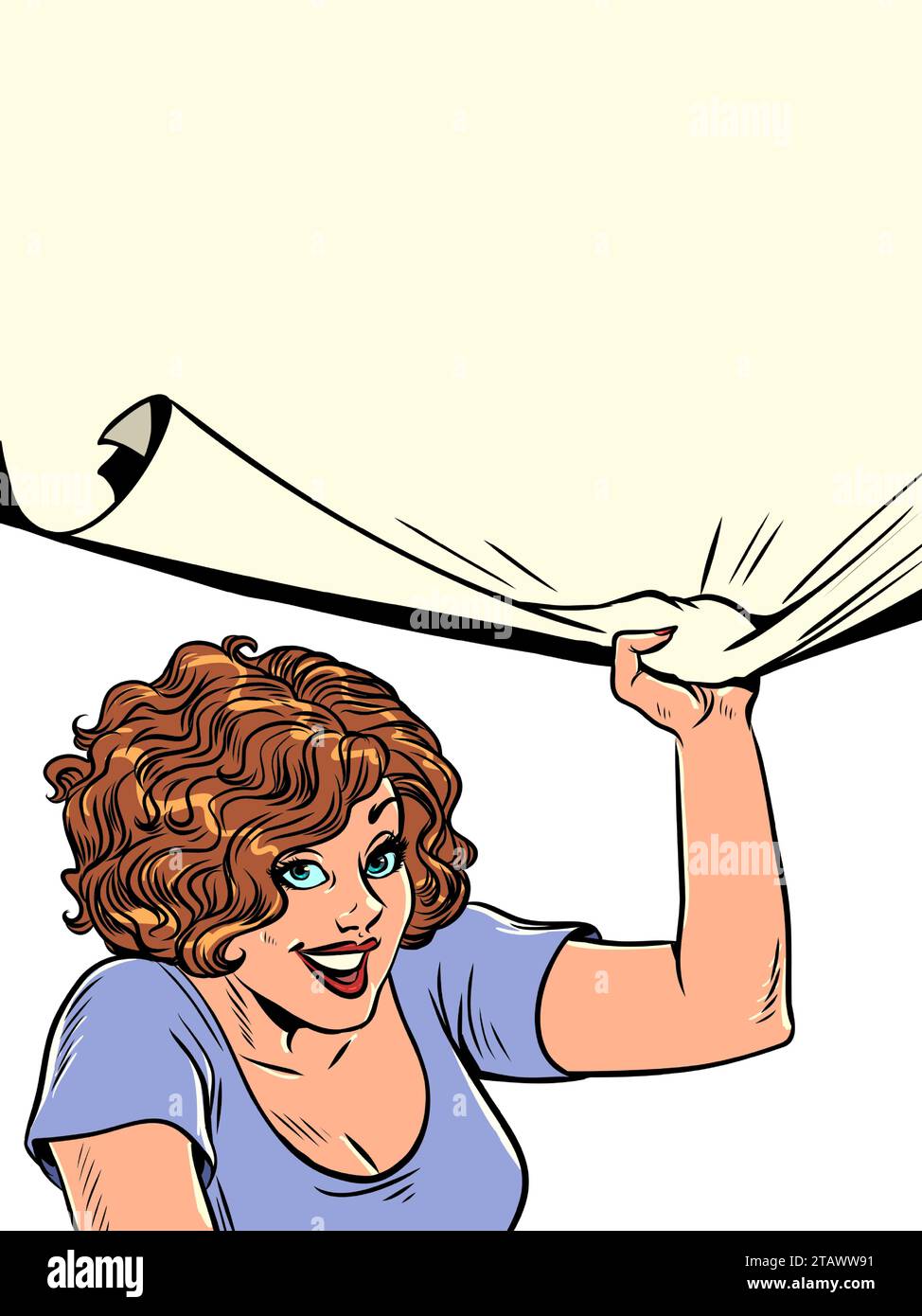 Women blank poster on Stock Vector Images - Alamy