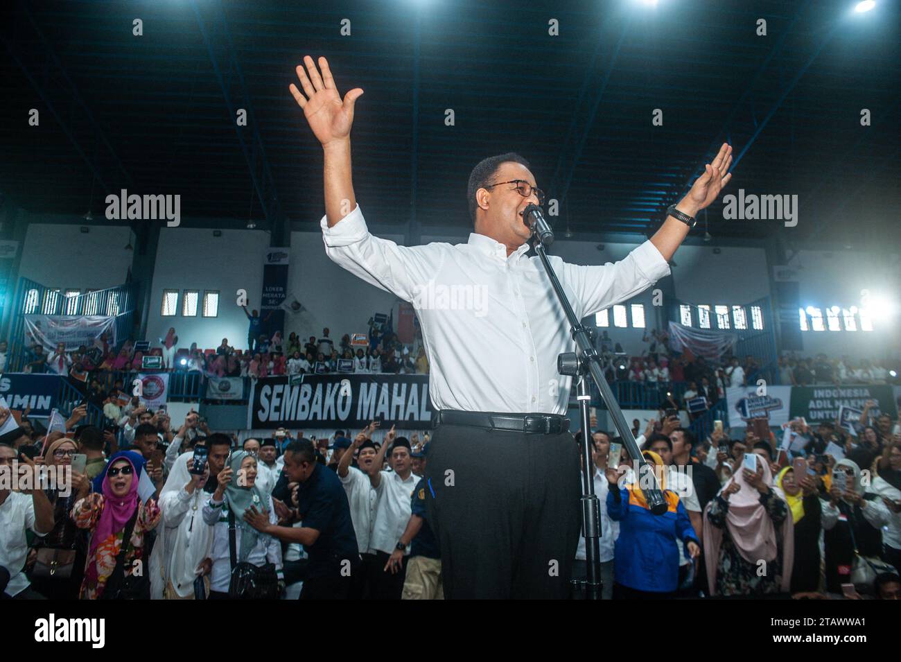 Indonesia. 03rd Dec, 2023. Indonesian Presidential Candidate number 1 ...