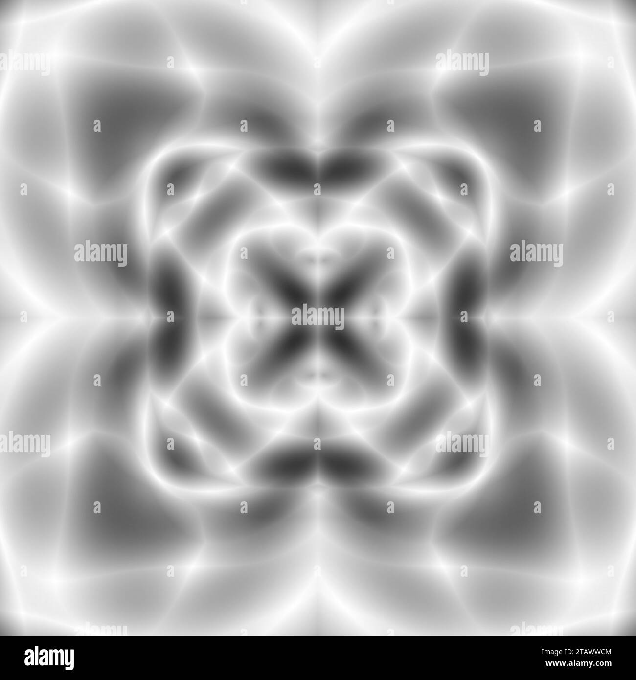 Glossy mandala art silver color illustration fantasy backgrounds Stock ...