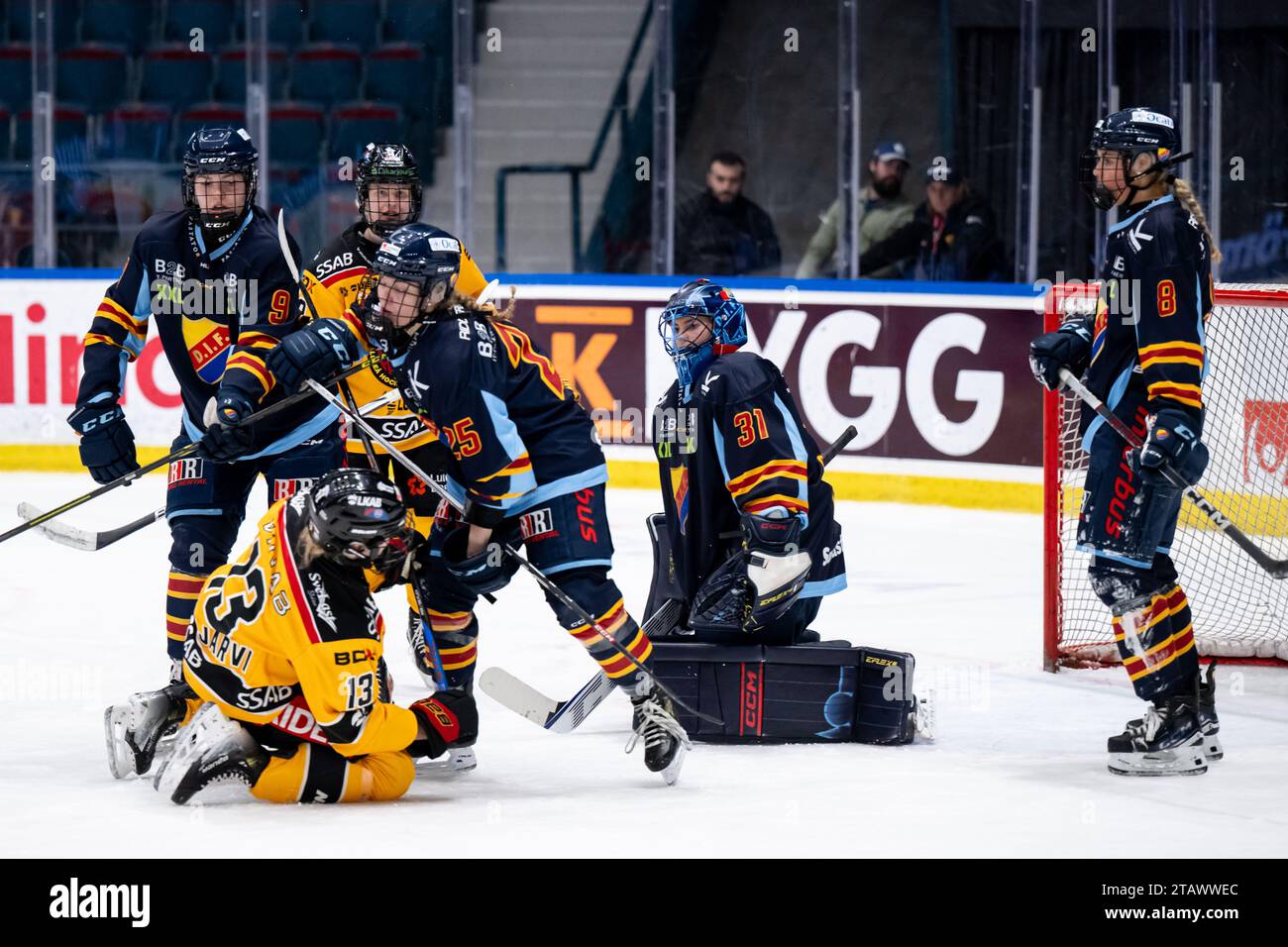 Stockholm, Stockholm, Sweden. 3rd Dec, 2023. Djurgarden goalkeeper 31 ...