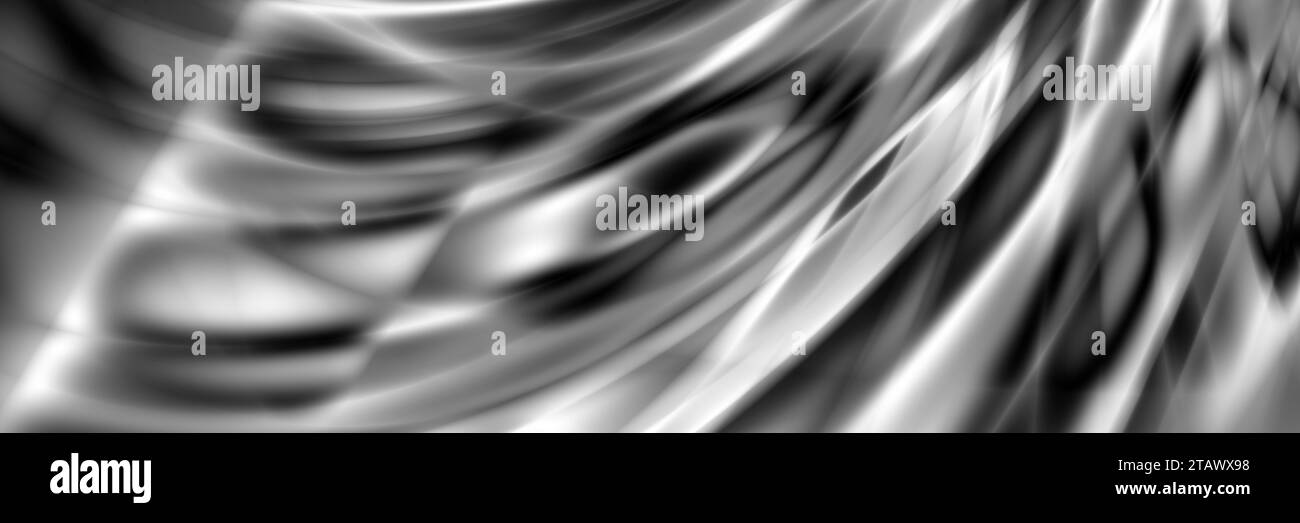 Silver color art website header glossy metallic design Stock Photo - Alamy