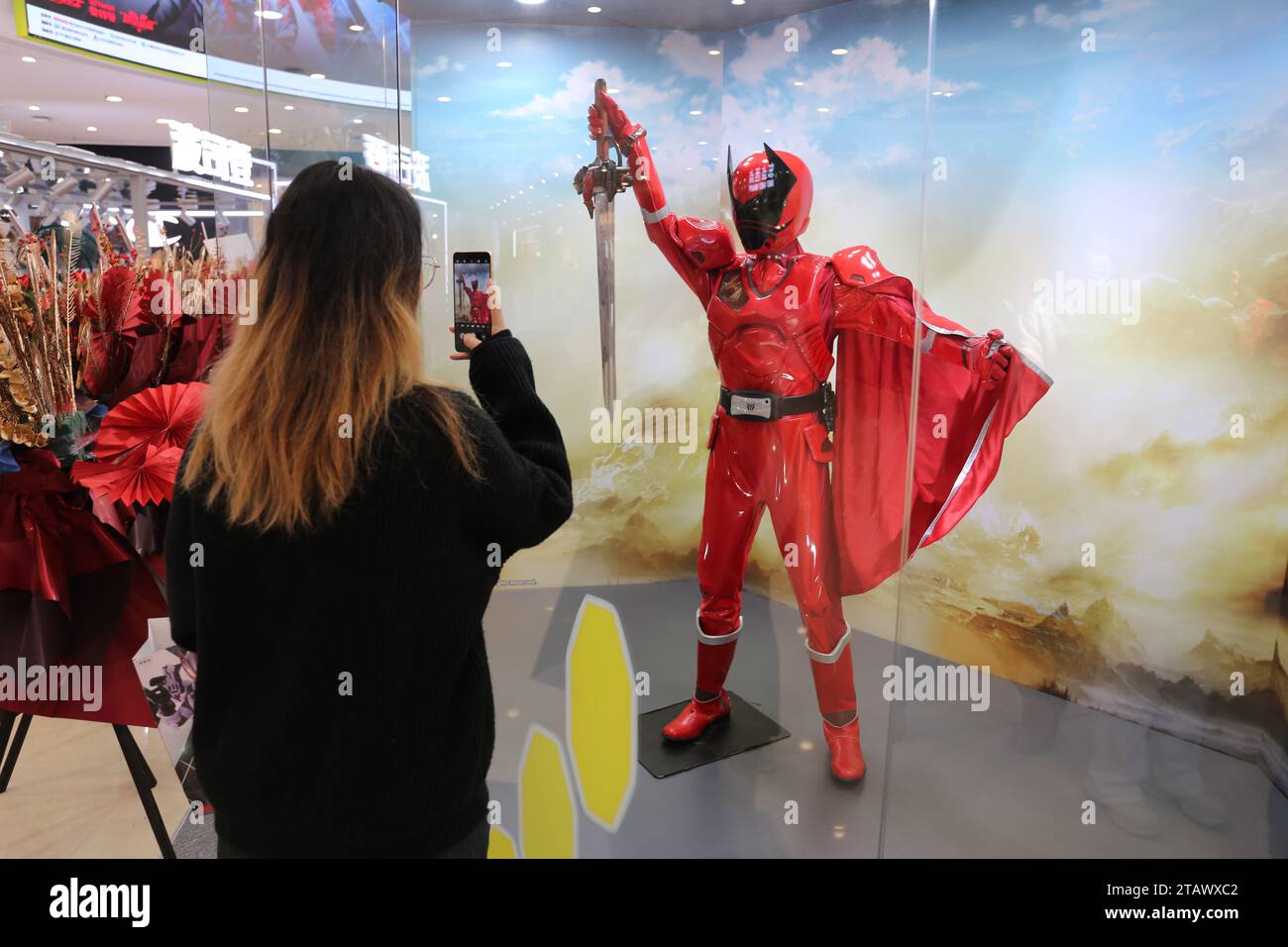 SHANGHAI, CHINA - DECEMBER 2, 2023 - Players purchase Ultraman, Kamen ...