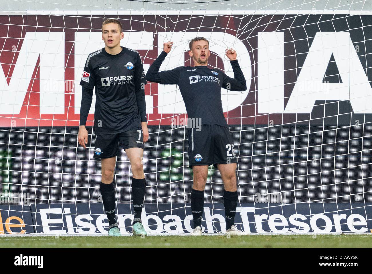 Paderborn, Germany. 03rd Dec, 2023. Soccer: Bundesliga 2, SC Paderborn ...