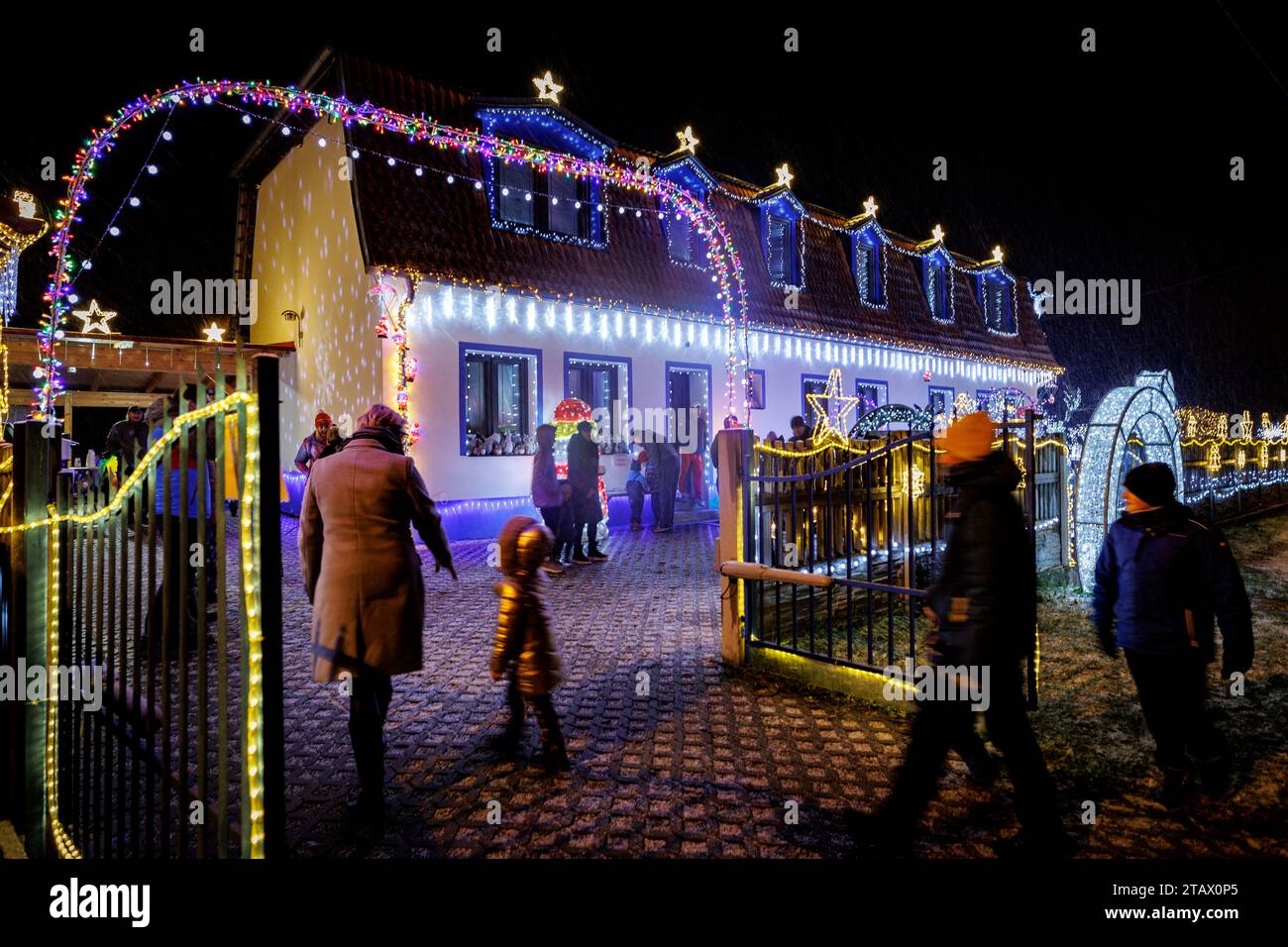 The Velehrad Winter Fairy Tale is the name of the Strnad's family house ...