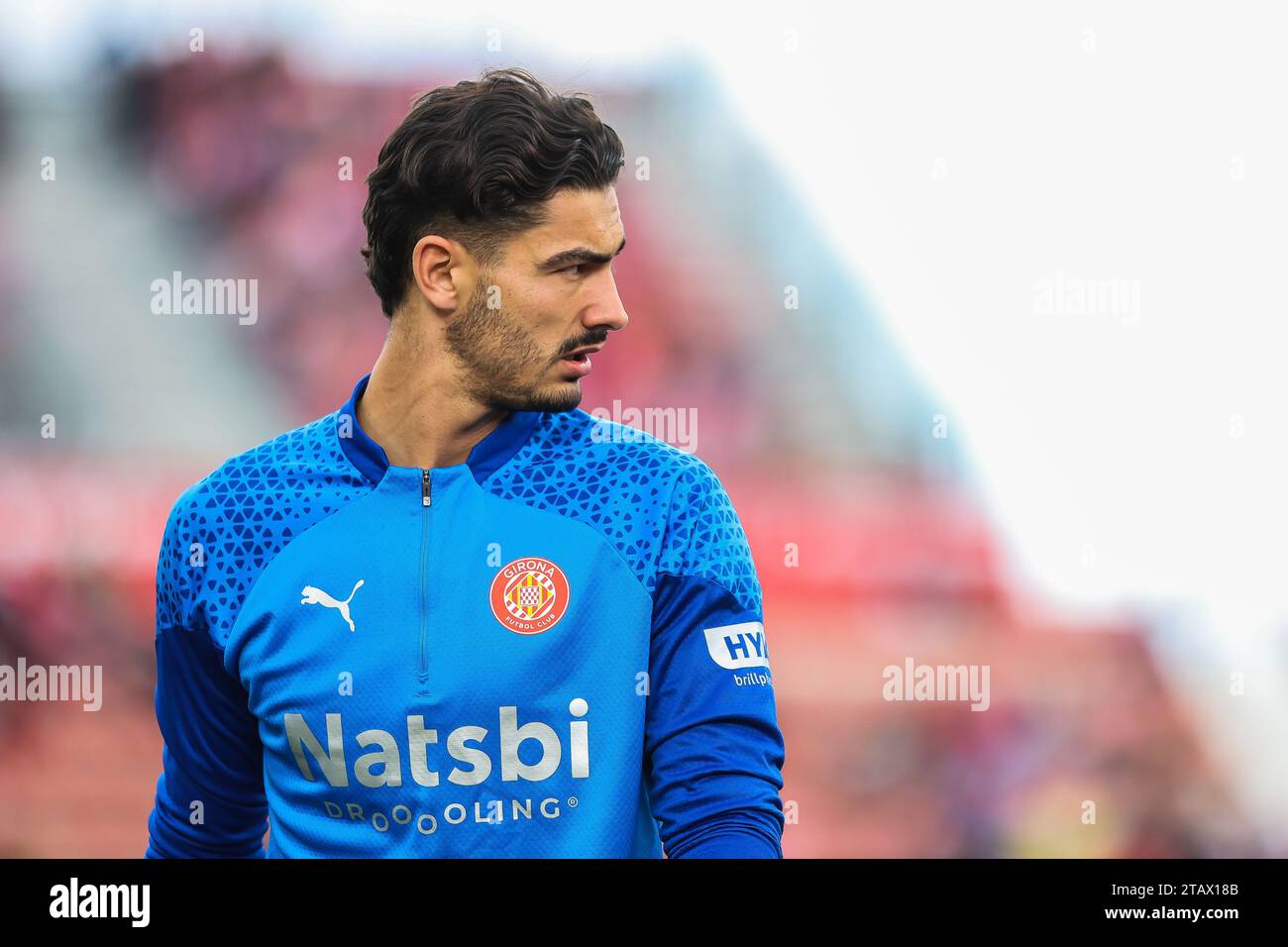 Girona, Spain. 02nd Dec, 2023. Goalkeeper Toni Fuidias of Girona iw ...