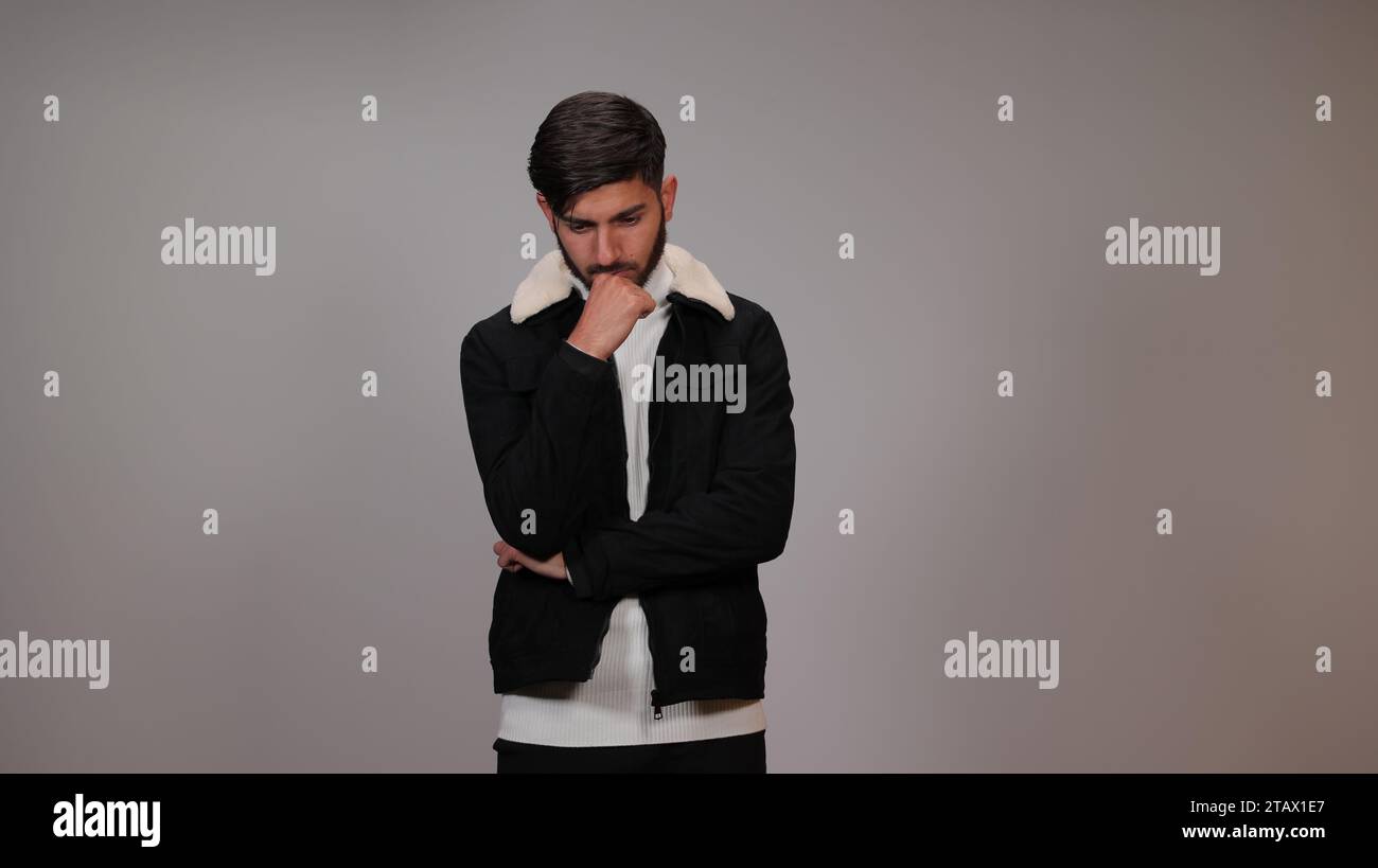 Melancholic sad gaze color hi-res stock photography and images - Alamy