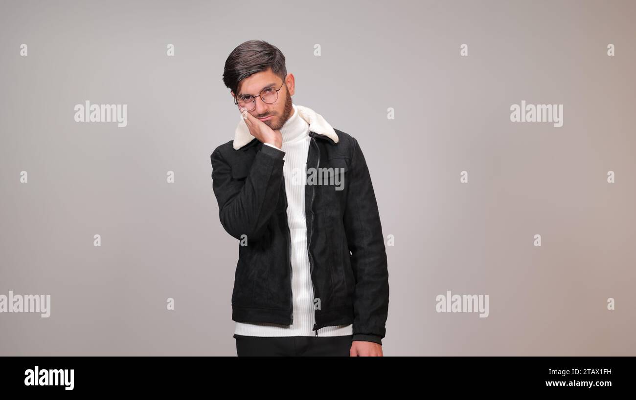 Melancholic sad gaze color hi-res stock photography and images - Alamy