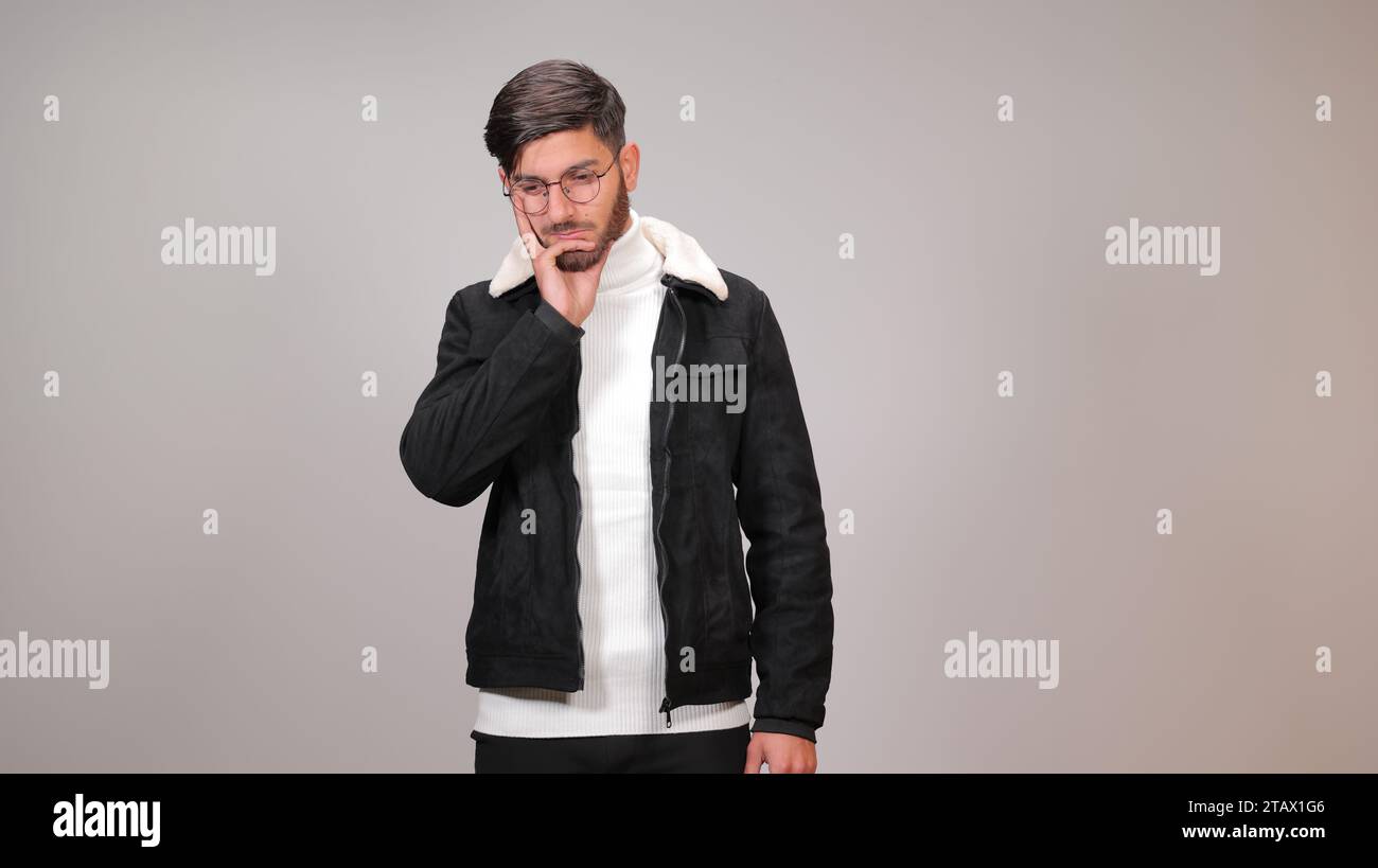 Melancholic sad gaze color hi-res stock photography and images - Alamy