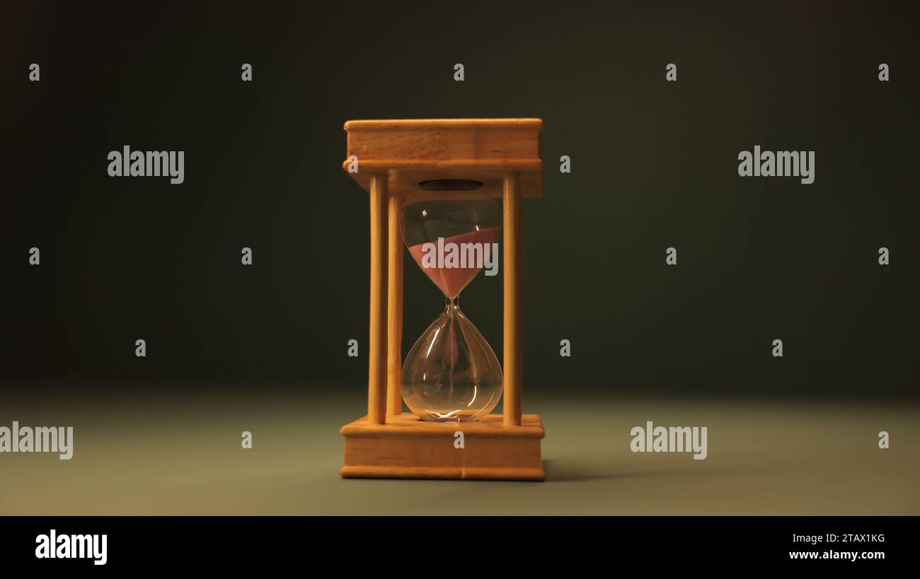 Hourglass against dark background | sandglass, sand timer, or sand ...