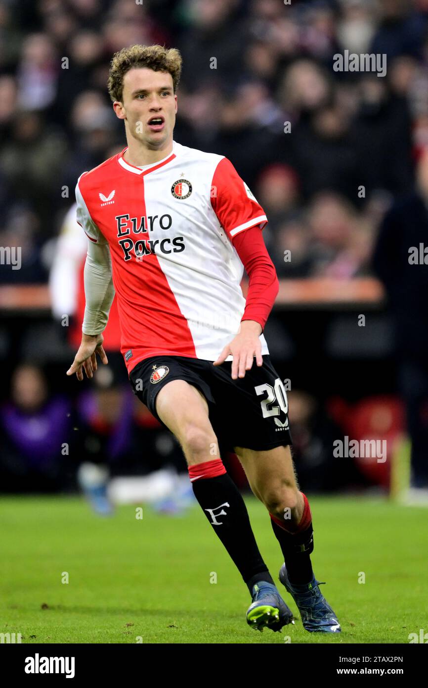 ROTTERDAM - Mats Wieffer of Feyenoord during the Dutch Eredivisie match ...