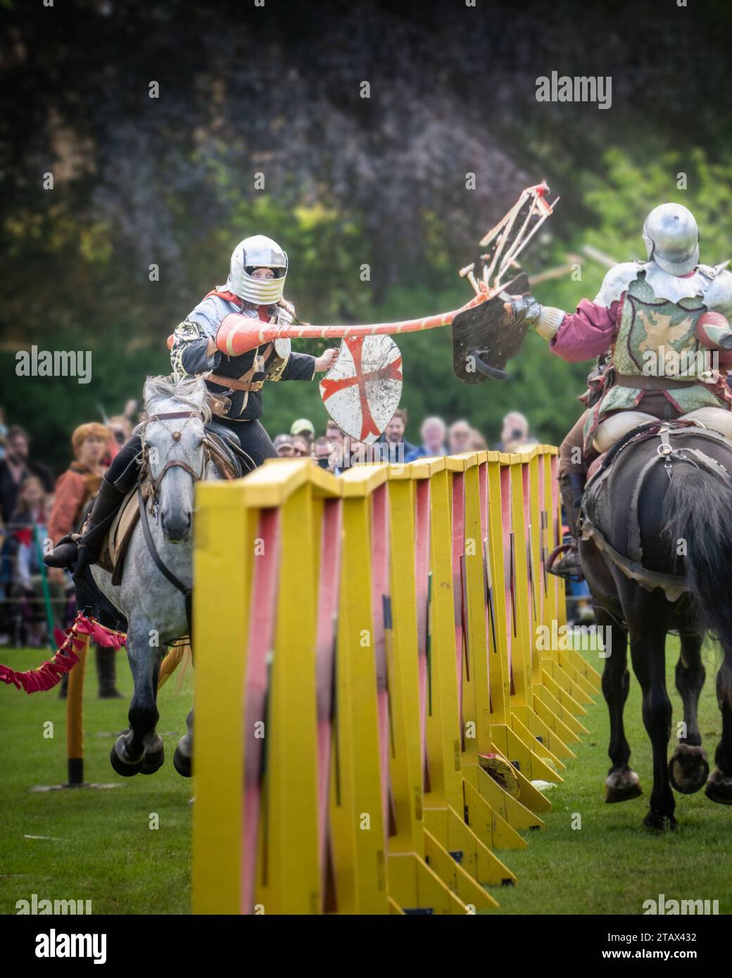 Jousting, Linlithgow Palace, Scotland Stock Photo - Alamy