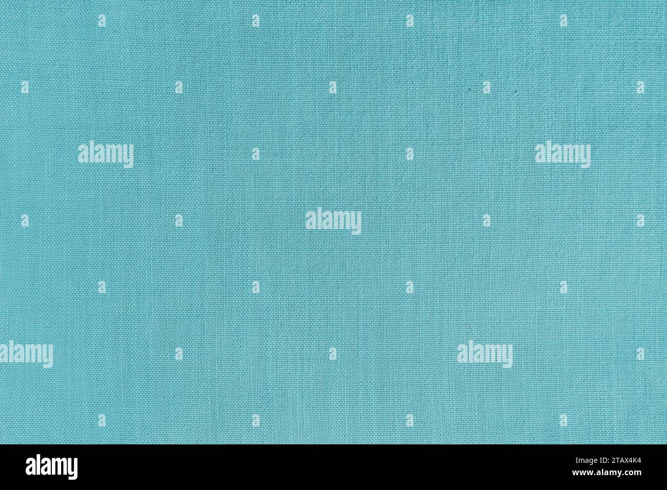 Texture background of cyan linen fabric. Textile structure, cloth ...