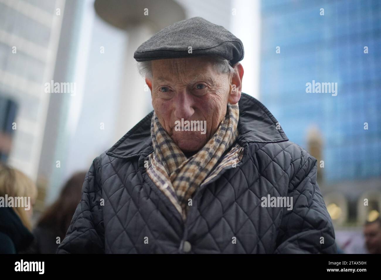 Father Francis Wahle during a a special ceremony to mark the 85th ...