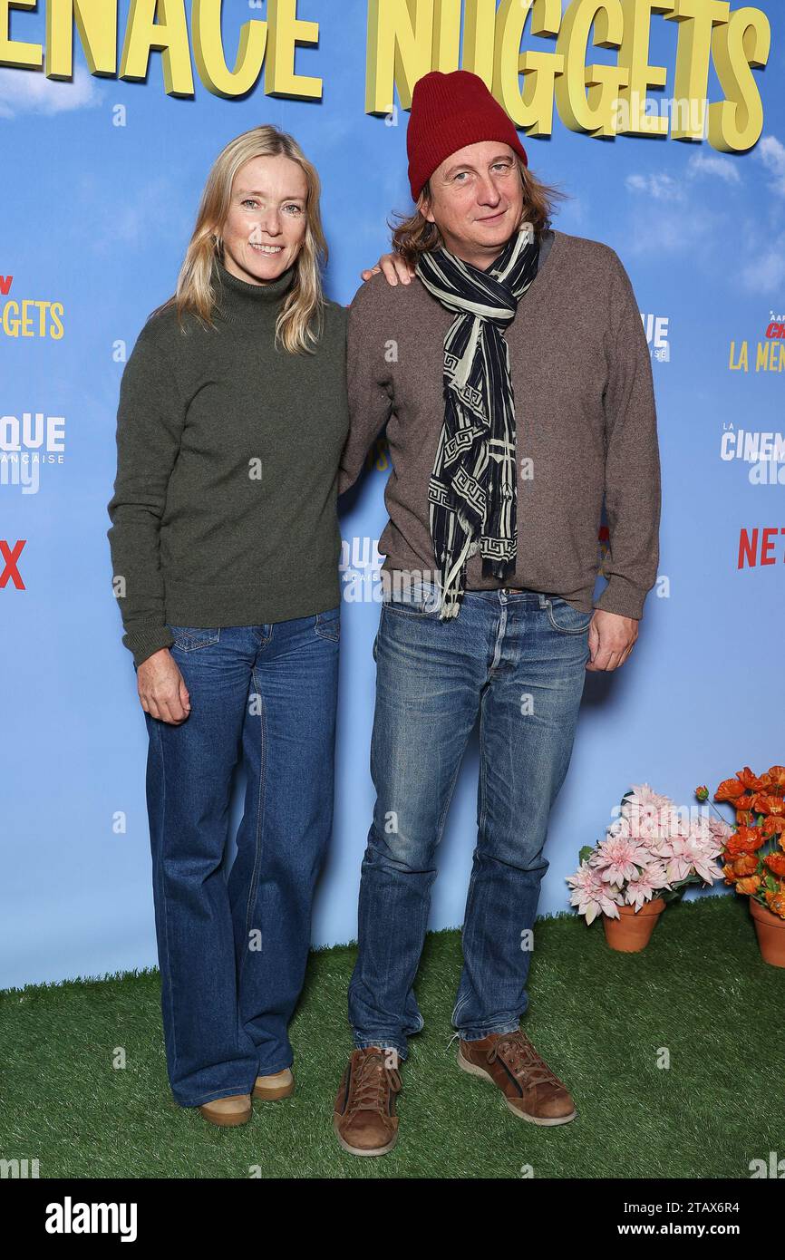 Paris, France. 03rd Dec, 2023. Lea Drucker, Julien Rambaldi attends ...