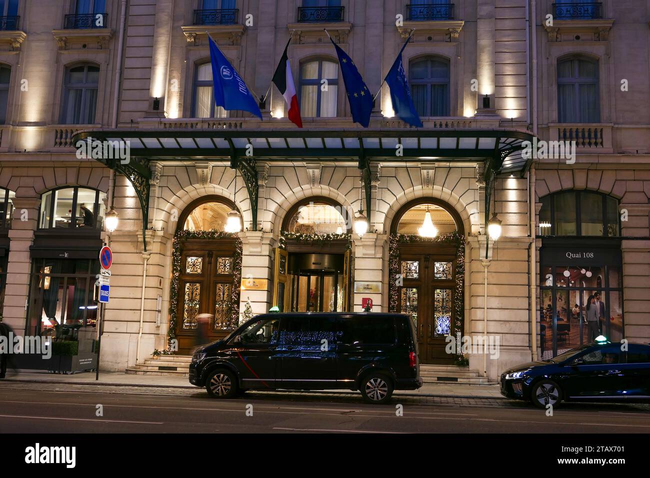 Paris, France. 03 december. 2023. Hilton Paris Opera Hotel. Luxury ...