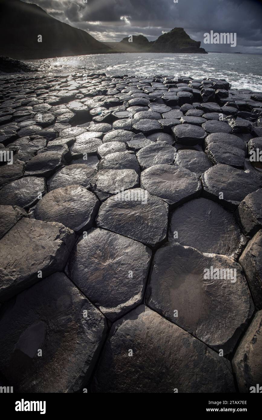 Basalt columns, Giant's Causeway, Co. Antrim, Ireland Stock Photo - Alamy