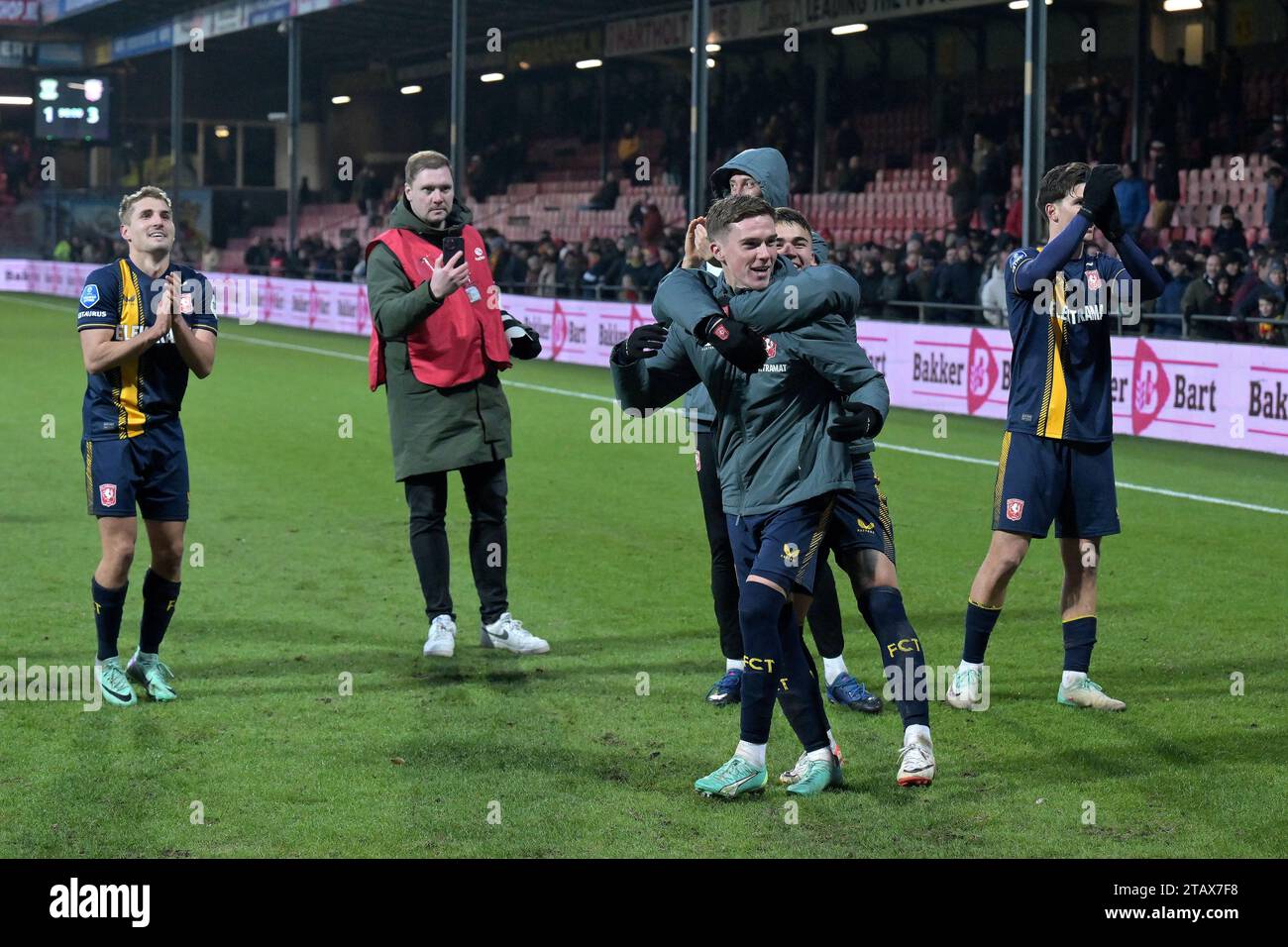 DEVENTER - FC Twente players after the Dutch Eredivisie match between ...
