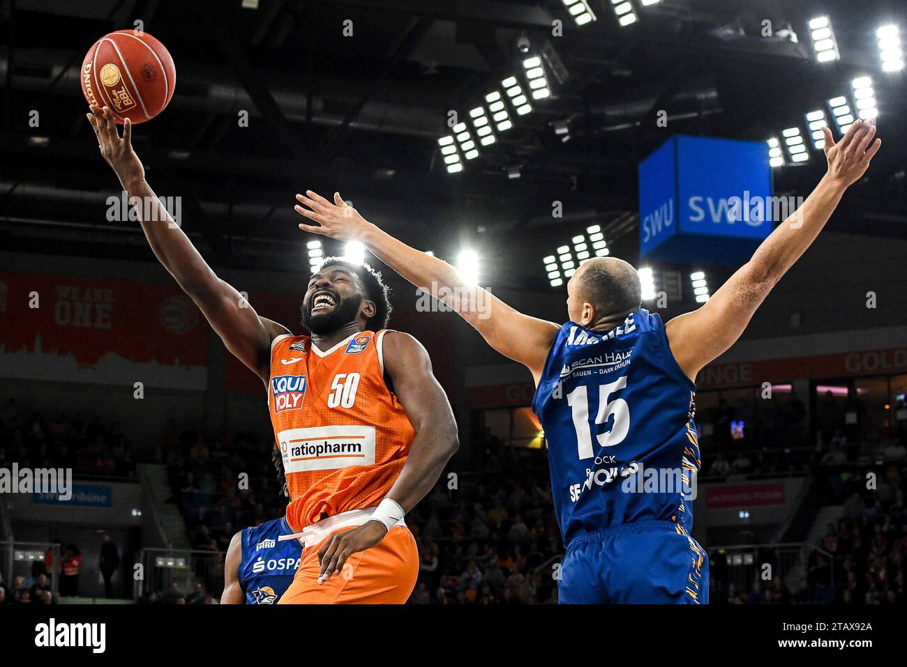 03.12.2023, ratiopharm arena, Neu-Ulm, GER, BBL, ratiopharm Ulm vs ...