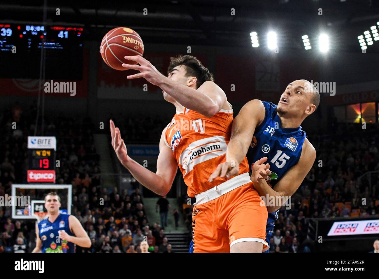 03.12.2023, ratiopharm arena, Neu-Ulm, GER, BBL, ratiopharm Ulm vs ...