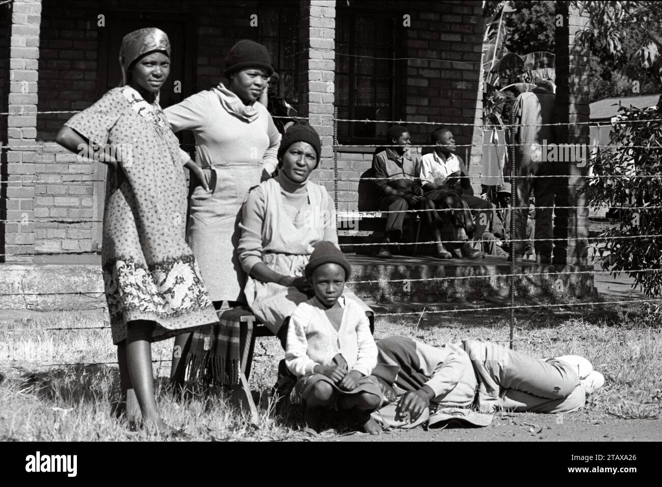 Soweto Township Poverty Under Apartheid, Group of Proud Women with ...