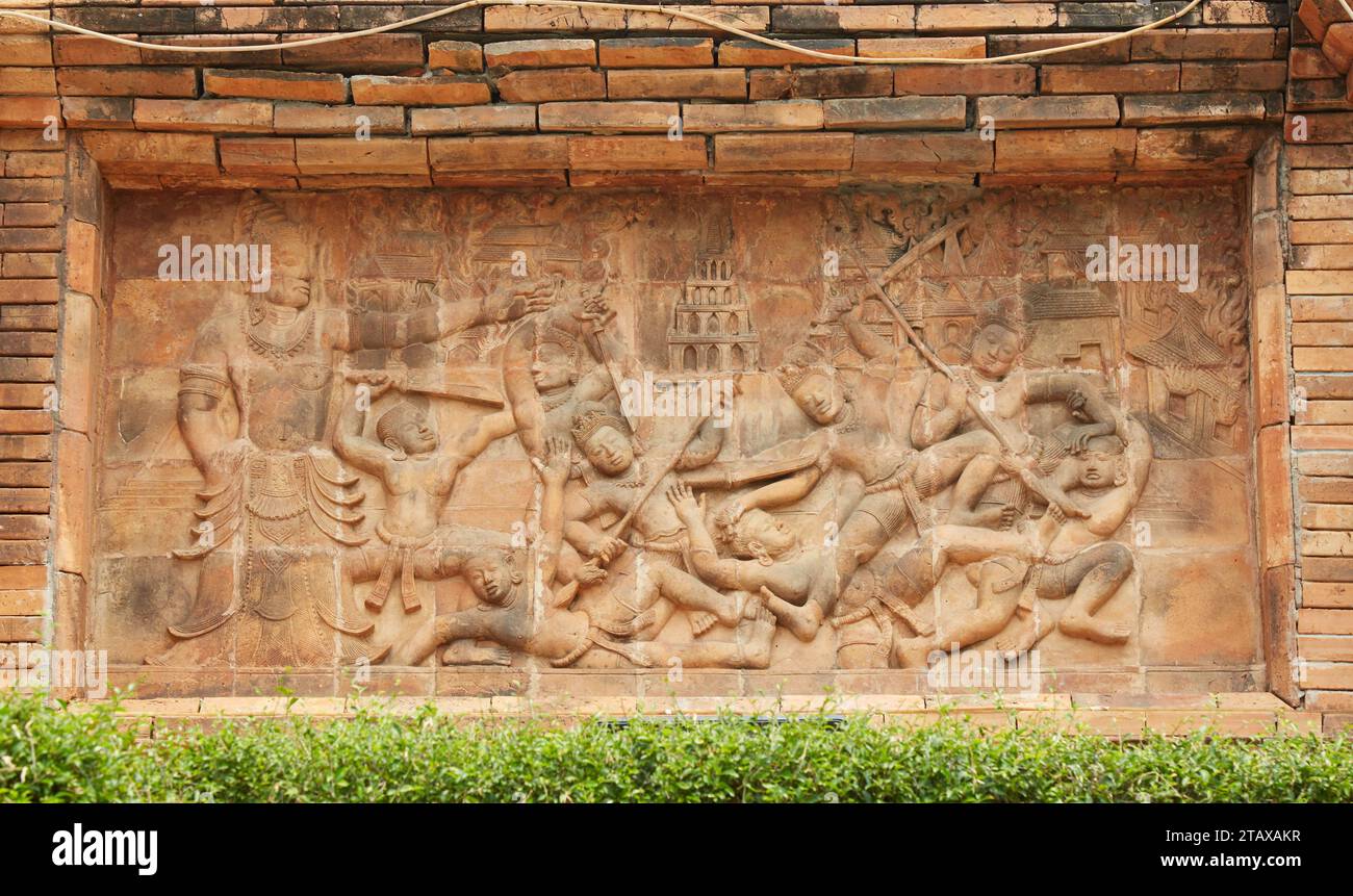The Chama Thewi Shrine in Lamphun, dedicated to one of the city ancient ...