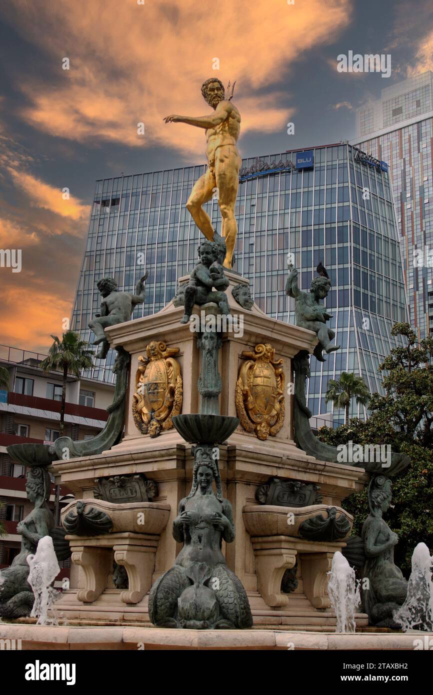 Fountain Of Neptun, Batumi Georgia Stock Photo - Alamy