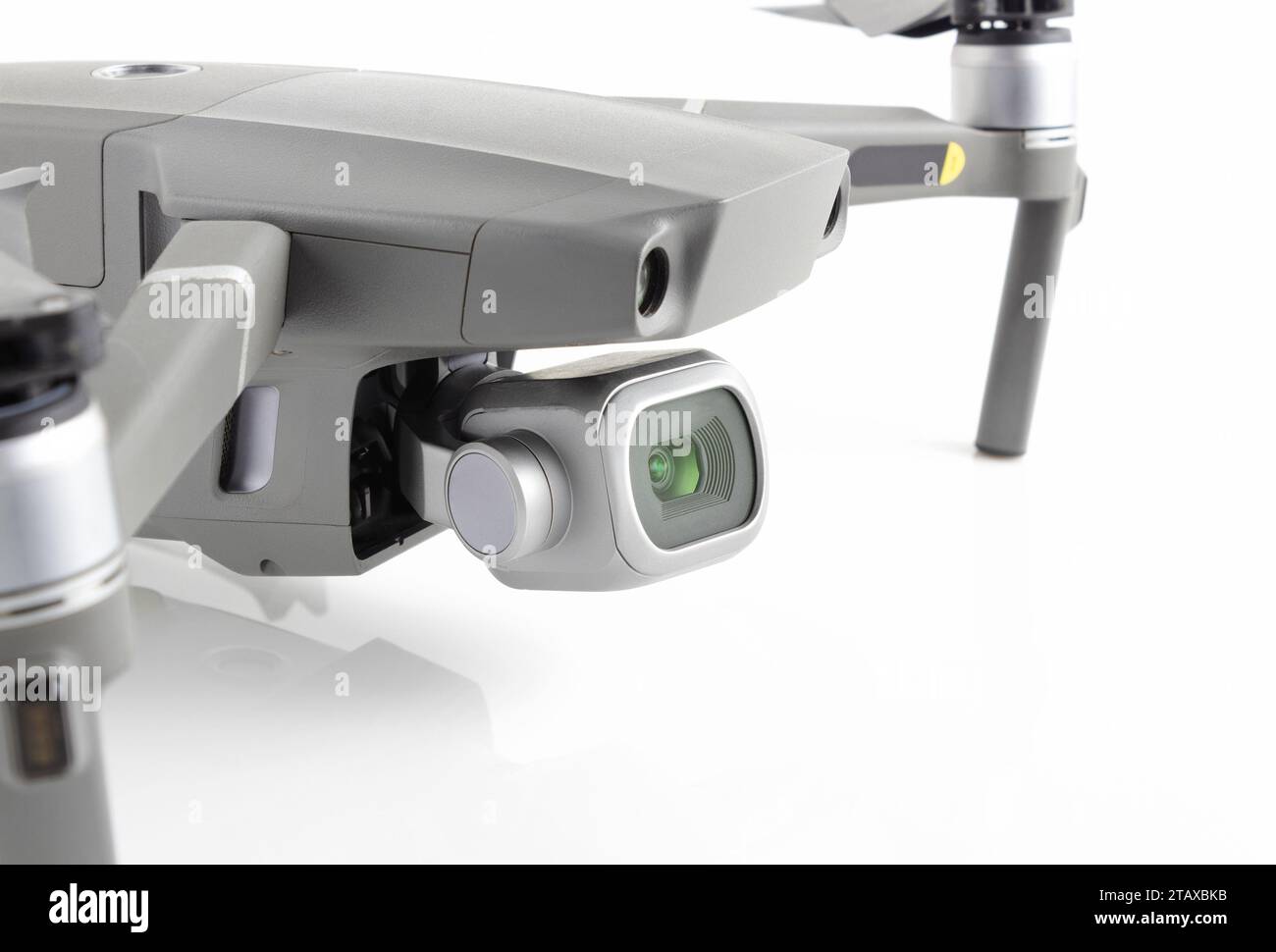 Drone camera close up view. Quadcopter with high quality digital camera ...