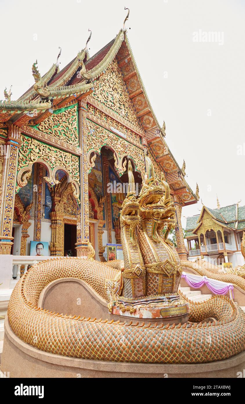 Phra Rod Wat Mahawan in Lamphun, northern Thailand Stock Photo - Alamy