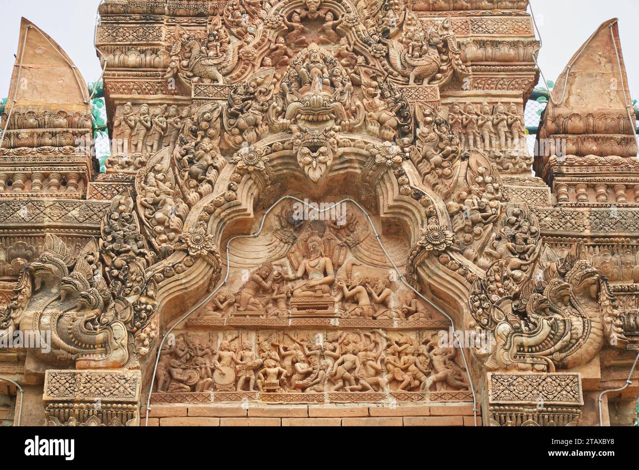 The Chama Thewi Shrine in Lamphun, dedicated to one of the city ancient ...