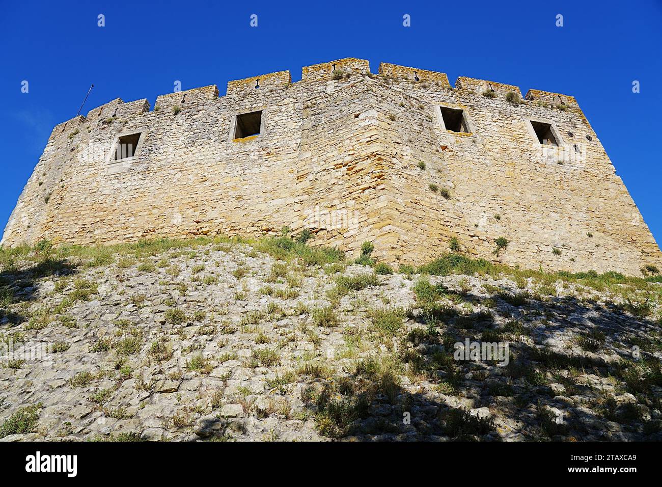 Bastion of convent of Christ in European TOMAR city at Santarem ...