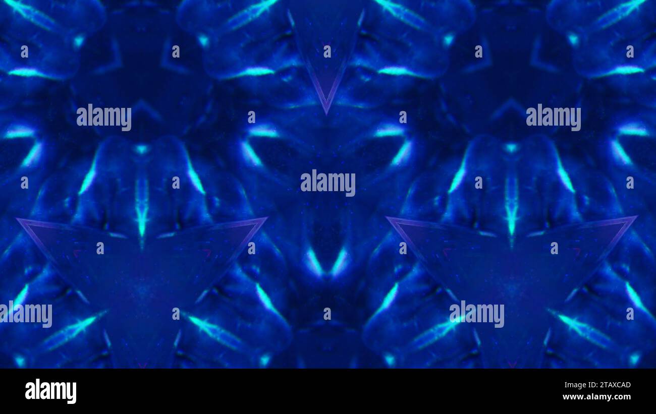 Cyber graphic neon background blue light rays dark Stock Photo - Alamy
