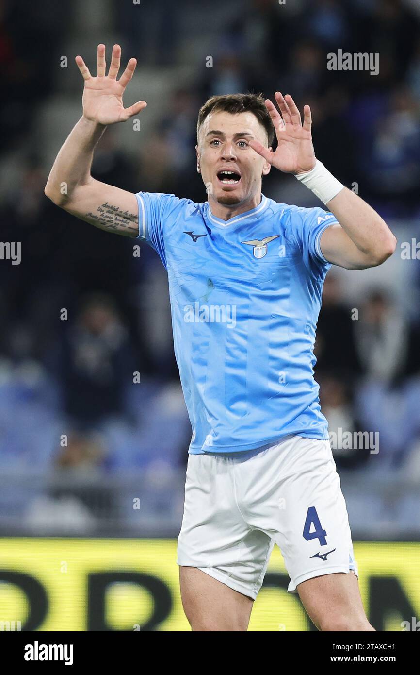 Rome, Italie. 02nd Dec, 2023. Gil Patricio Gabarron Patric of Lazio ...