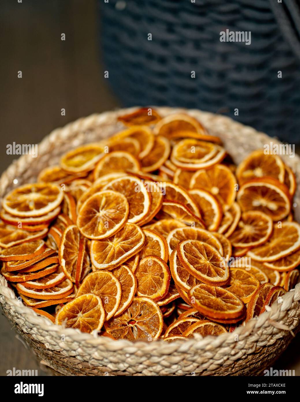 Orange peel decorations Stock Photo - Alamy