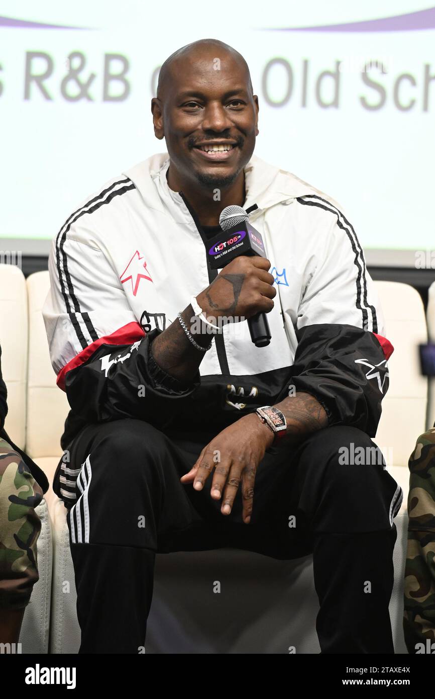 Hollywood, FL, USA. 02nd Dec, 2023. Tyrese Gibson attends Hot 105 Live ...