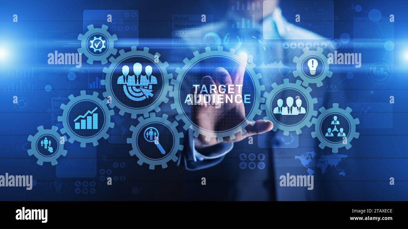 Target audience customer segmentation marketing strategy concept on ...