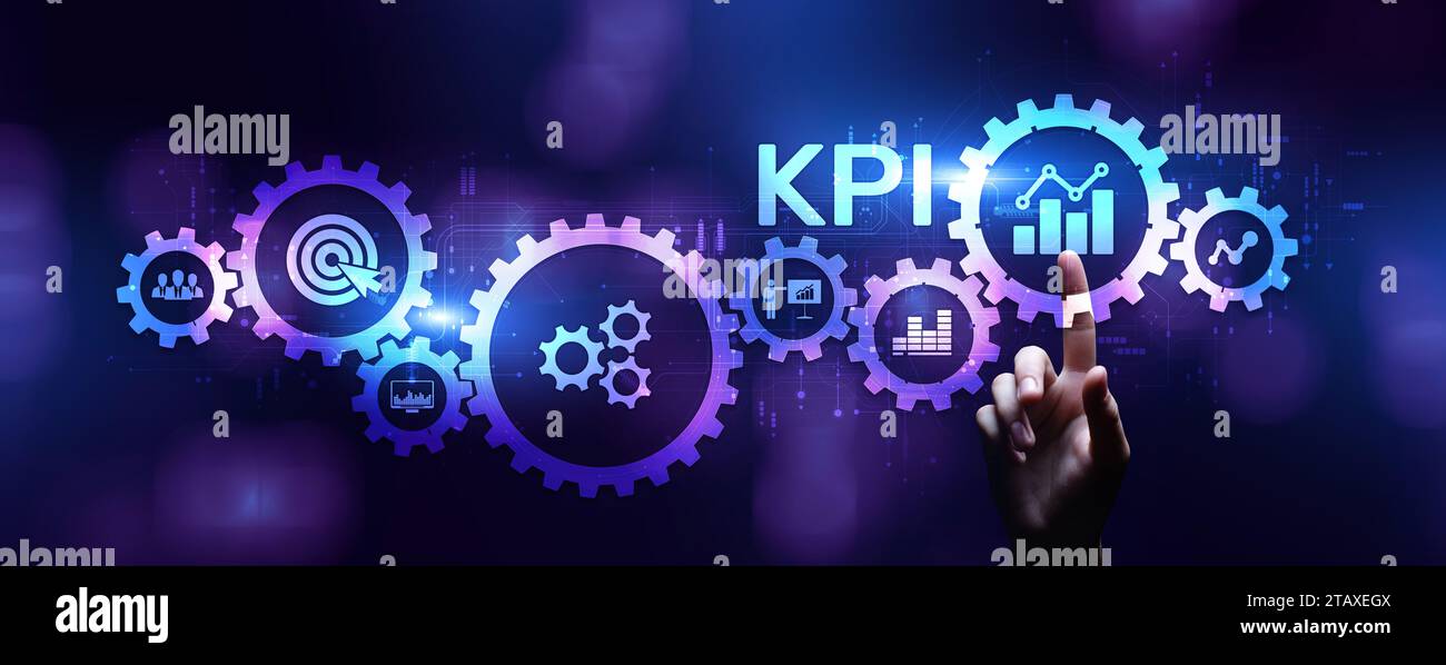 KPI Key performance indicator business finance concept on screen Stock ...