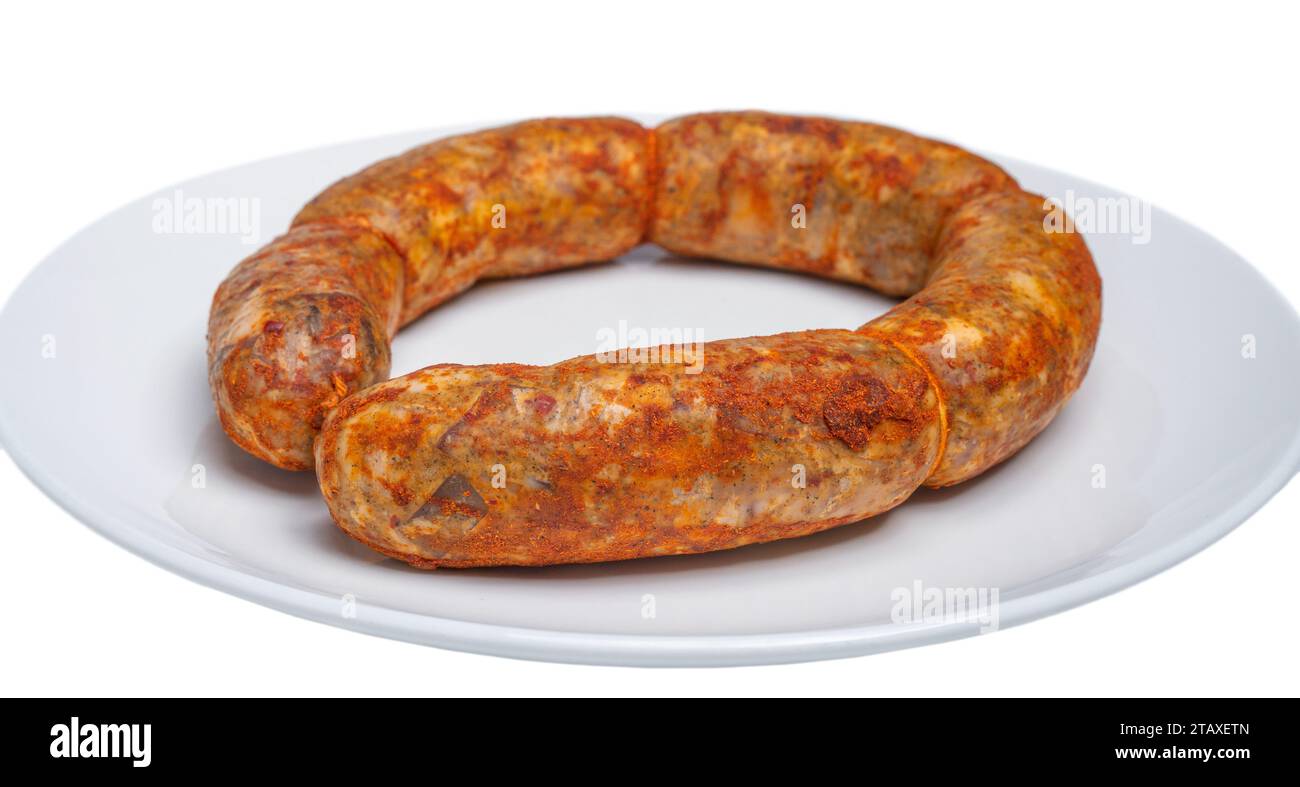 Traditional Georgian sausage Kupati, mainly produced in the Mingrelia ...