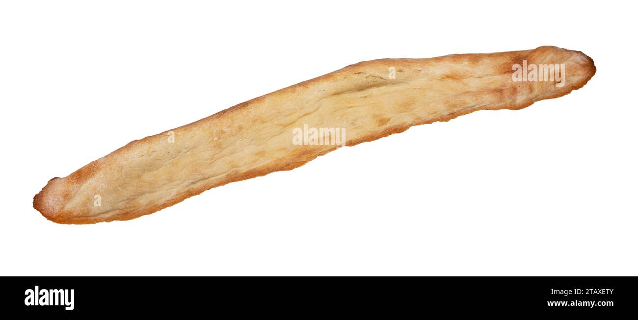 Traditional Georgian bread, Shoti isolated on white background. Food ...